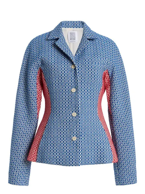 Rosie Assoulin Best Buds Woven Blazer - Multi