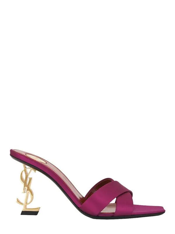 Saint Laurent Opyum Mule Sandal - Moroccan Fuxia