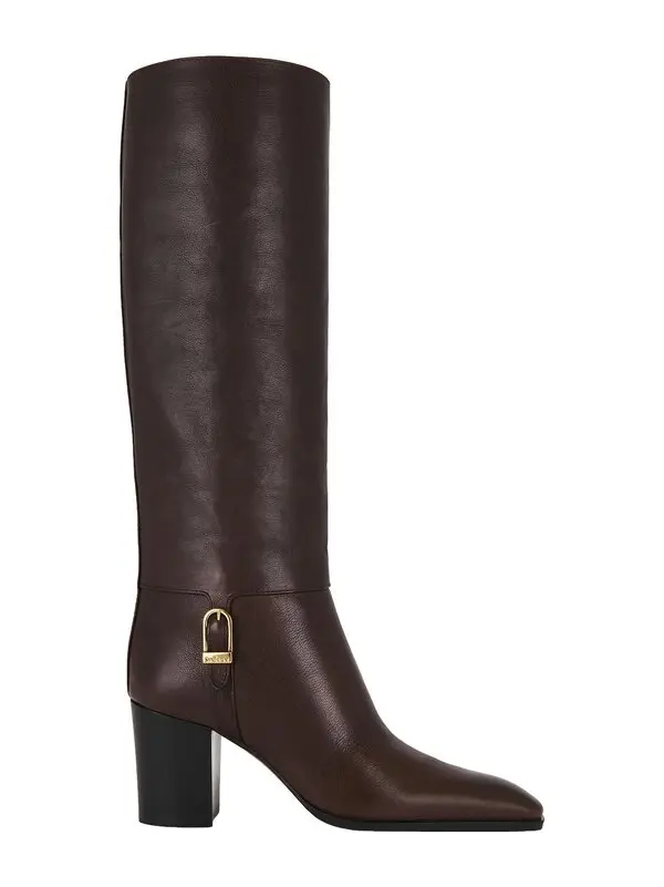 Saint Laurent Julia Knee High Boots - Paris Brown