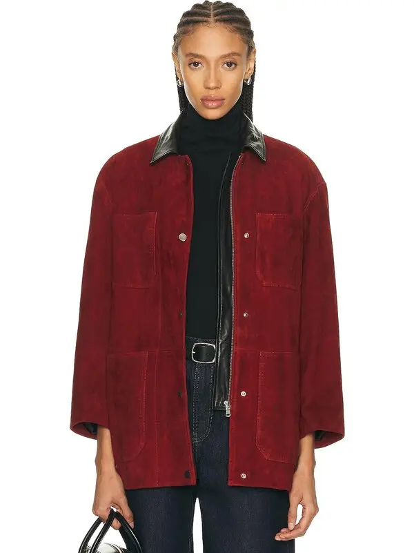 Nour Hammour Barn Jacket - Rouge