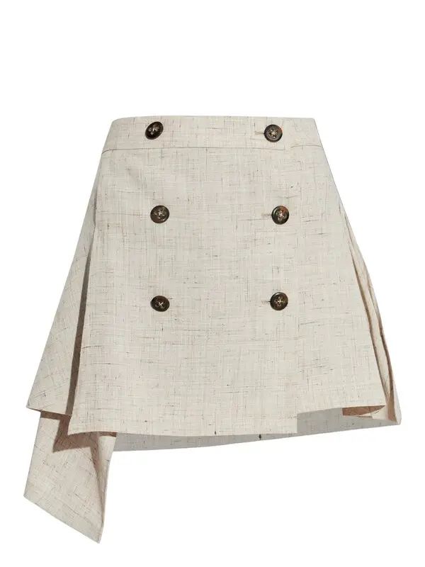 VIVIENNE WESTWOOD Asymmetrical Skirt - Cream