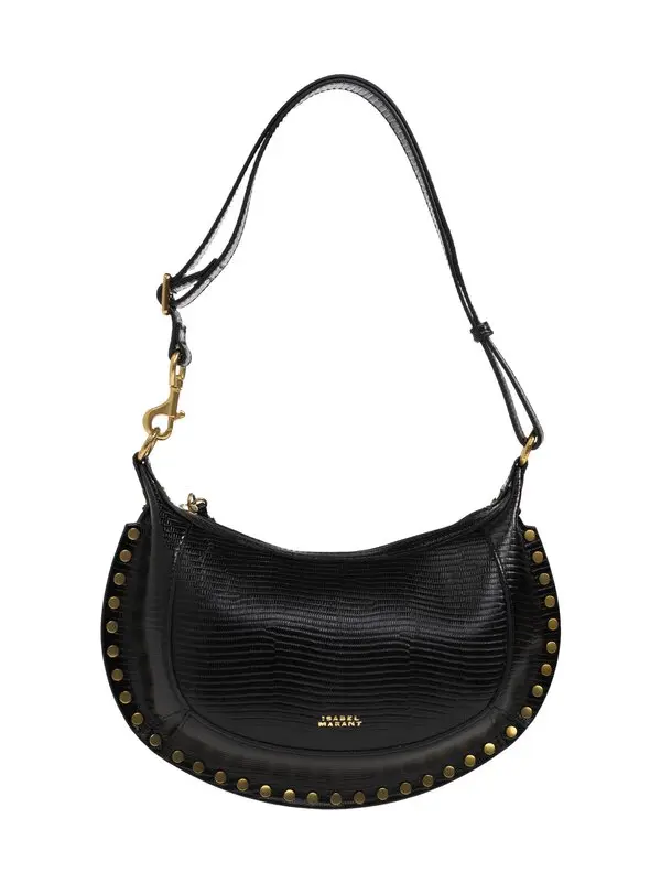 Isabel Marant Oskan Moon Shoulder Bag - Black