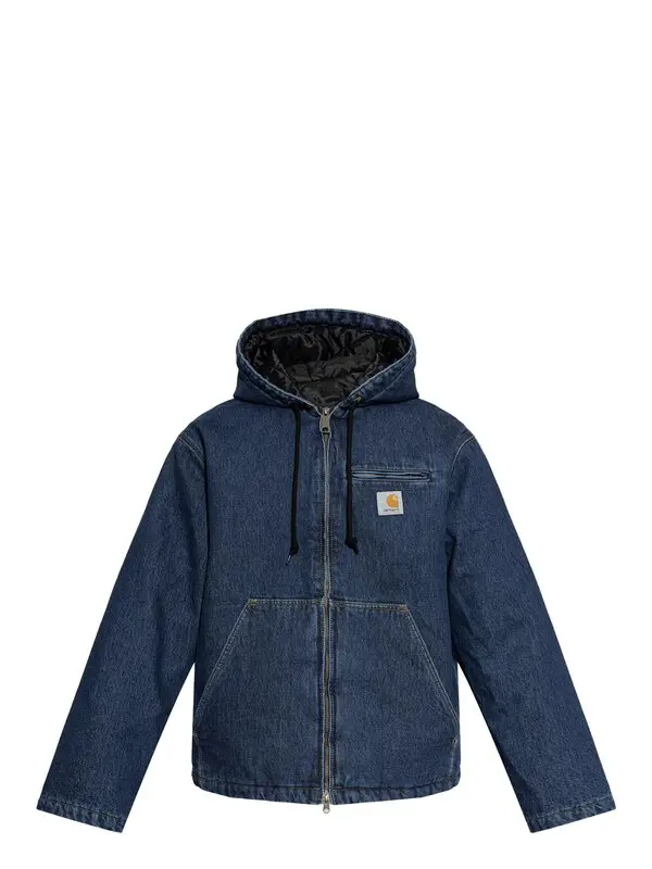 Carhartt Work In Progress Cleveland Denim Jacket - Navy Blue