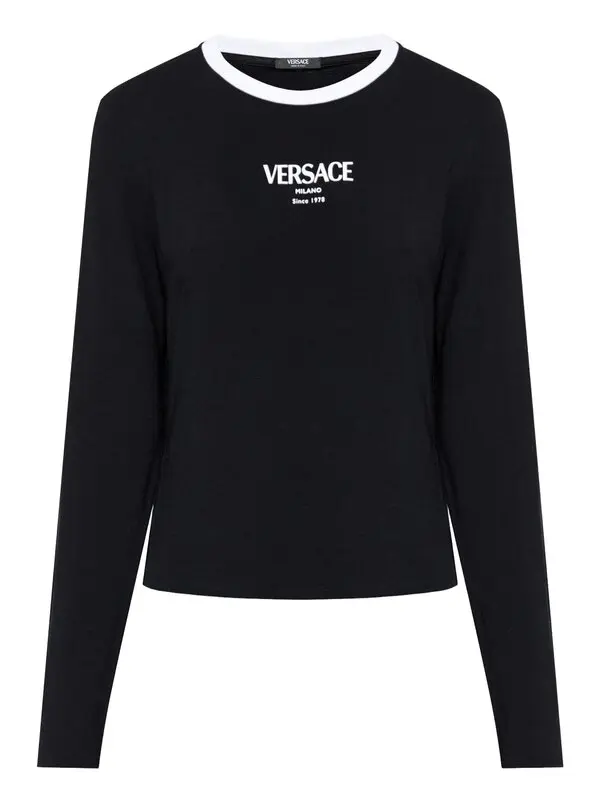 Versace Long-sleeve Top - Black