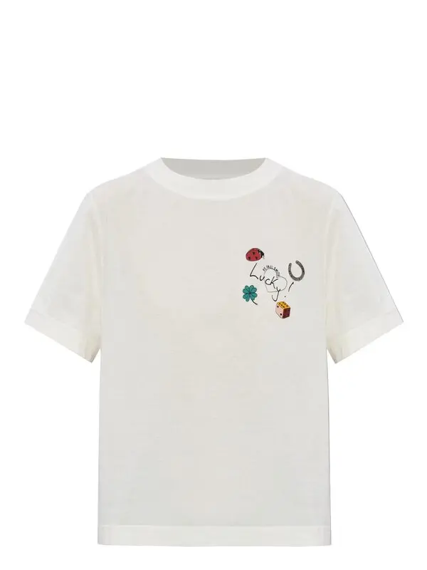 Paul Smith Printed T-shirt - Cream