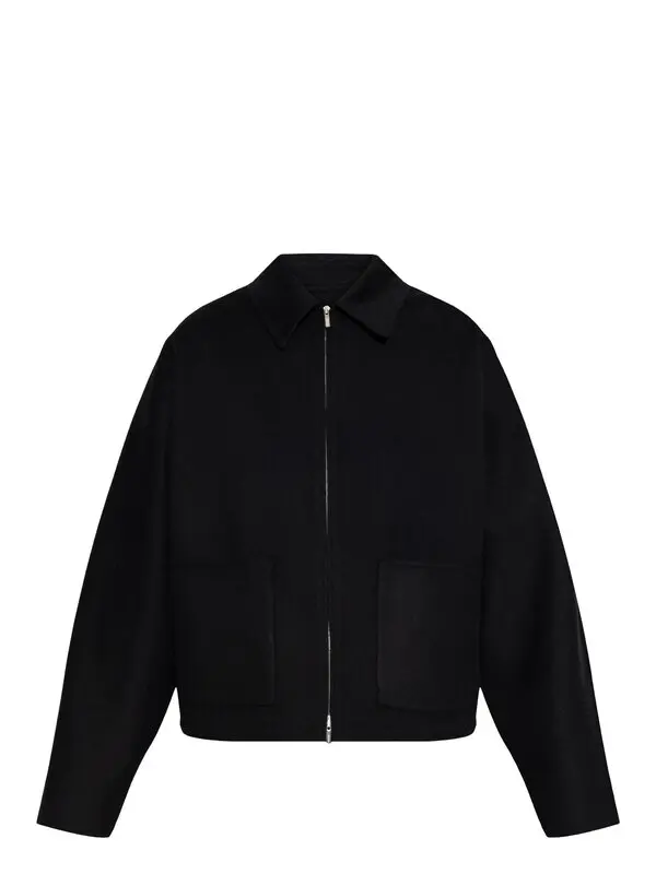 FERRAGAMO Wool & Cashmere Jacket - Black
