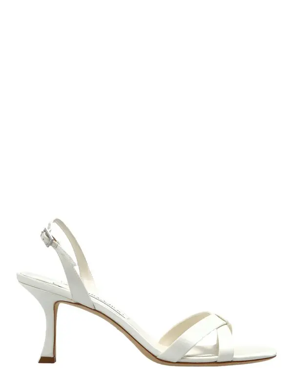 JIMMY CHOO Elsy Heeled Sandals - White