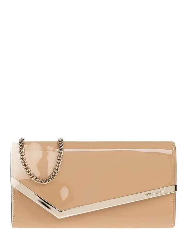 JIMMY CHOO Emmie Clutch - Beige