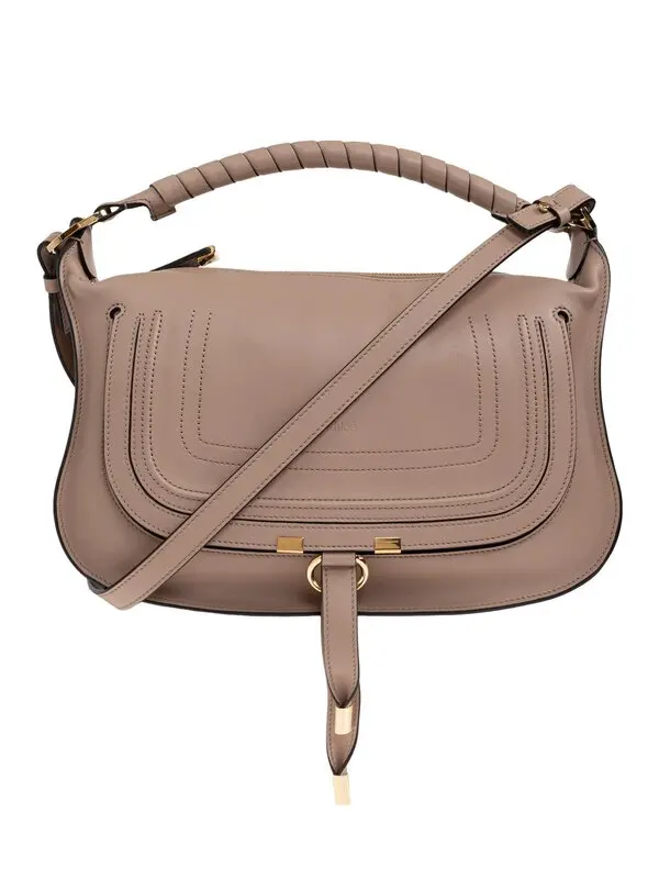 Chloé Marcie Small Handbag - Beige