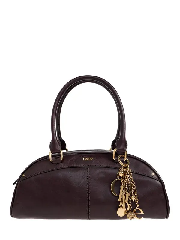 Chloé Bowling Handbag - Burgundy