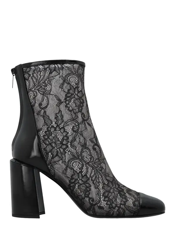 JIMMY CHOO Kisu Heeled Ankle Boots - Black
