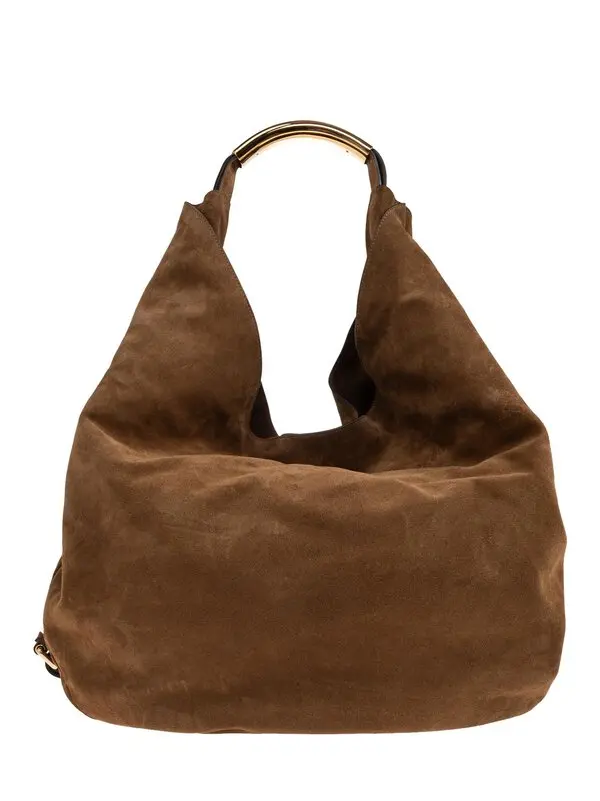 Moschino Suede Shopper Bag - Brown