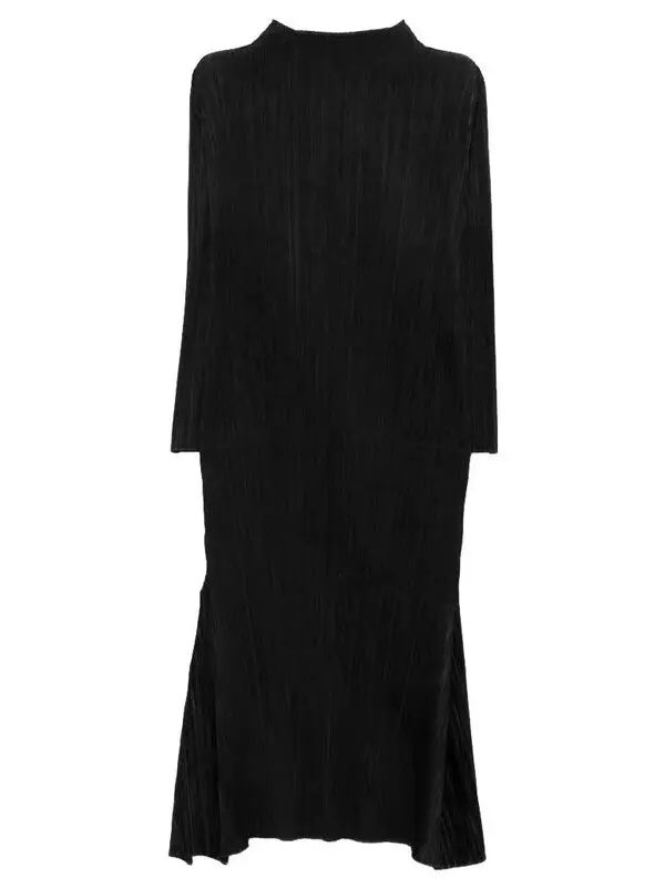 Issey Miyake A-line Midi Dress - Black