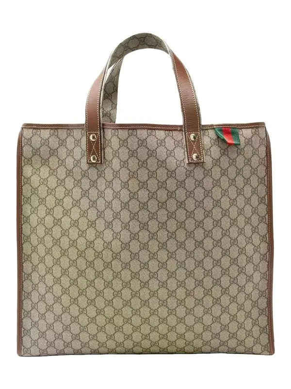 Gucci Gg Canvas Large Tote Bag - Neutrals