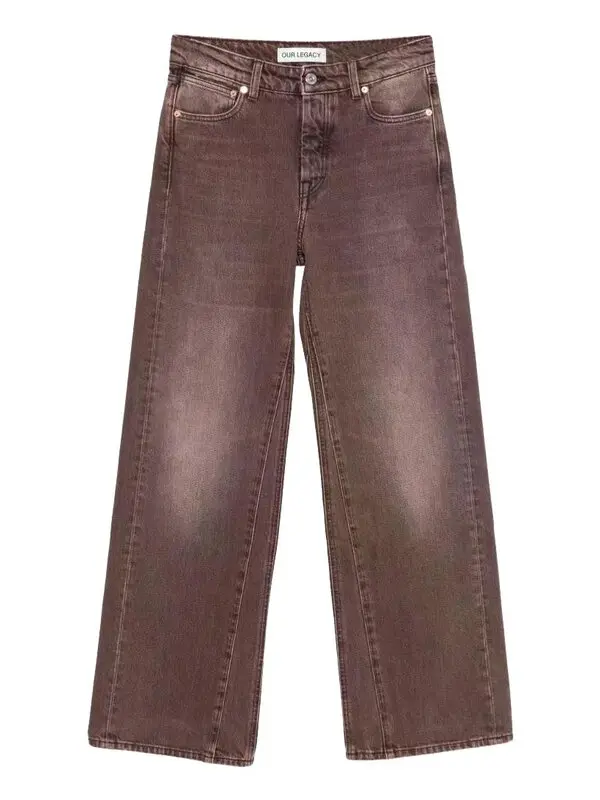 Our Legacy Treble Cut Jeans - Brown