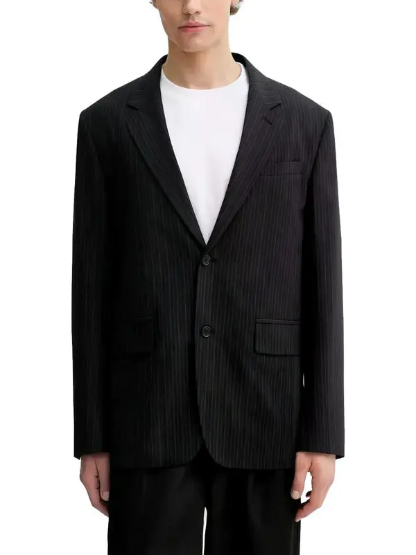 Filippa K Striped-pattern Blazer - Black