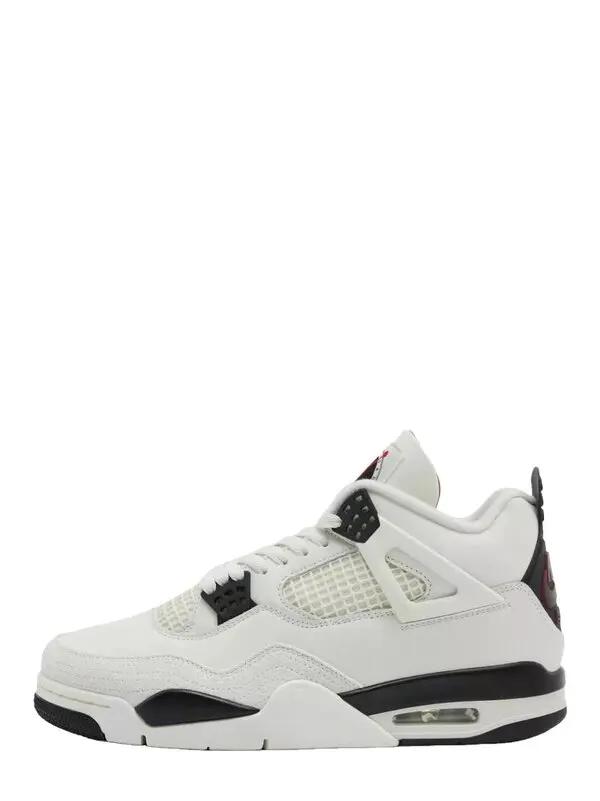 JORDAN X Flight Club Air 4 Grid-design Sneakers - White