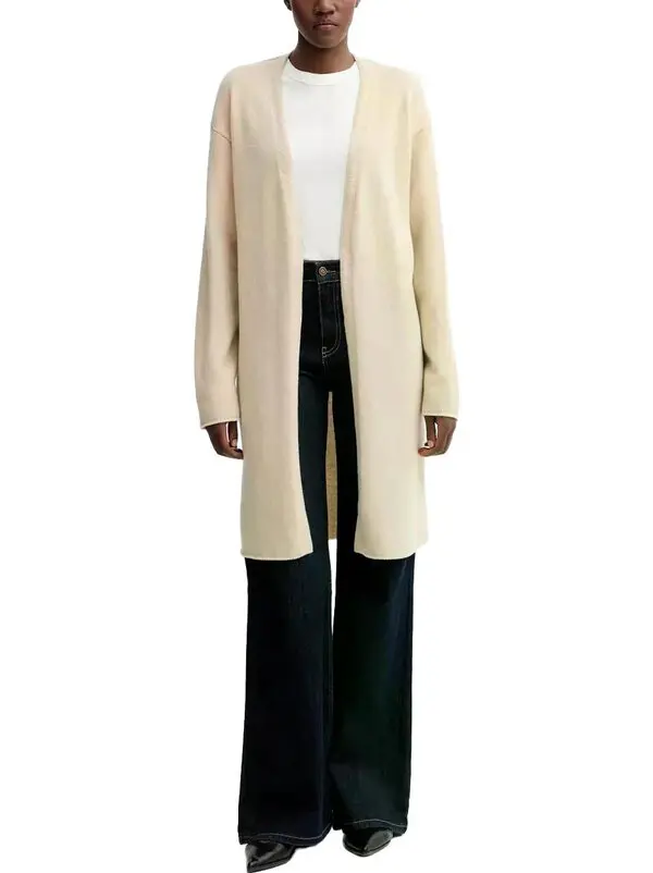 Filippa K Open-front Cardigan - Neutrals