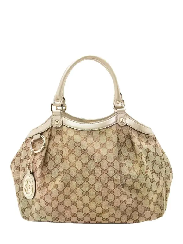 Gucci Gg Canvas Sukey Tote Bag - Neutrals