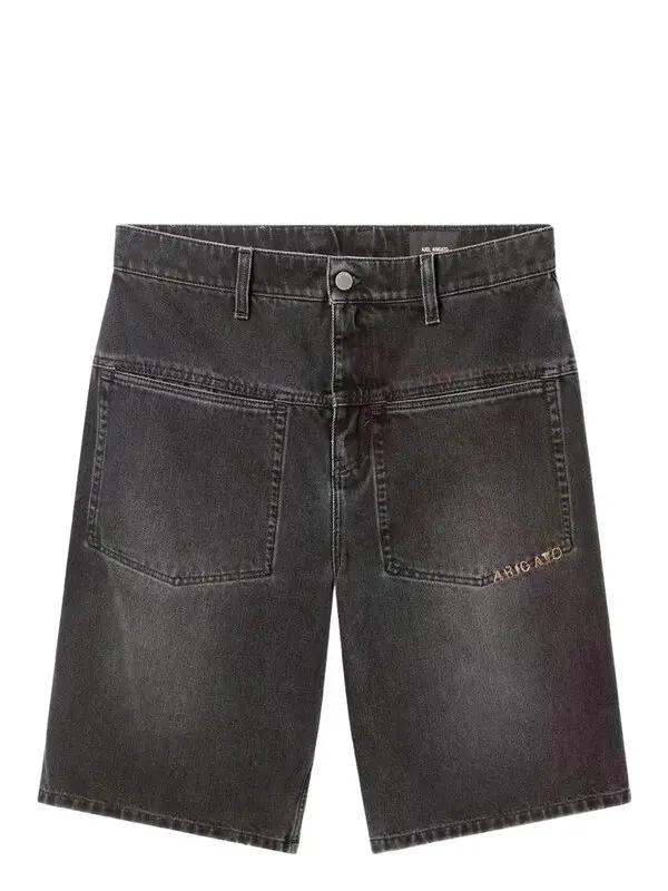 Axel Arigato Invert Denim Shorts - Grey