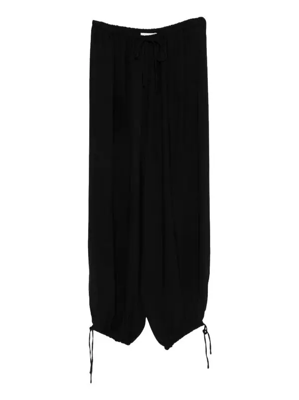 Tove Estelia Drawstring Trousers - Black