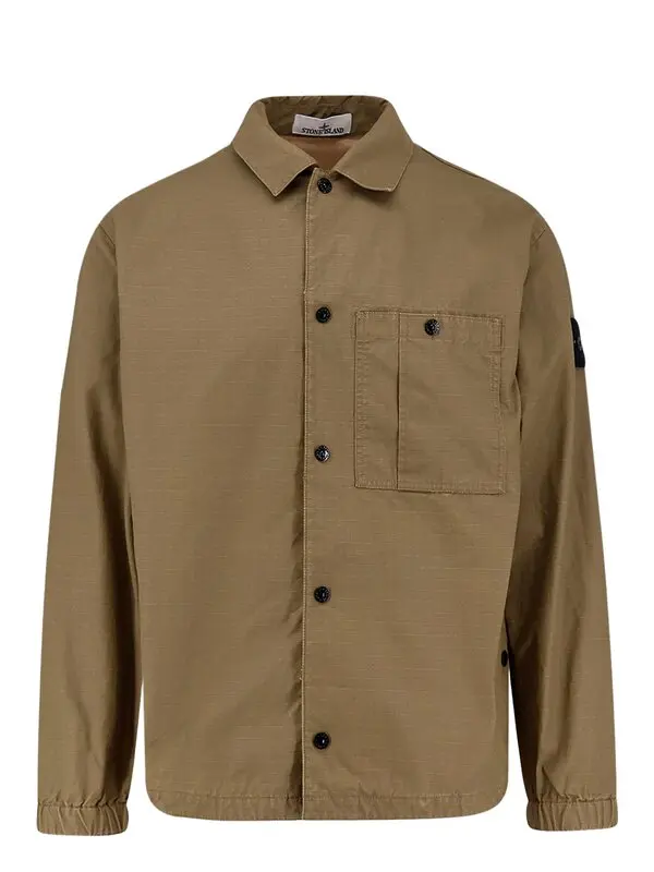 Stone Island Cotton Shirt - Green