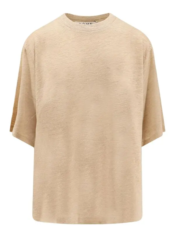 RÓHE Linen T-shirt - Beige