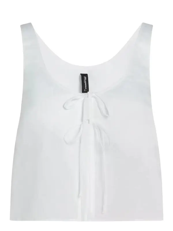 Karl Lagerfeld Cotton Top - White
