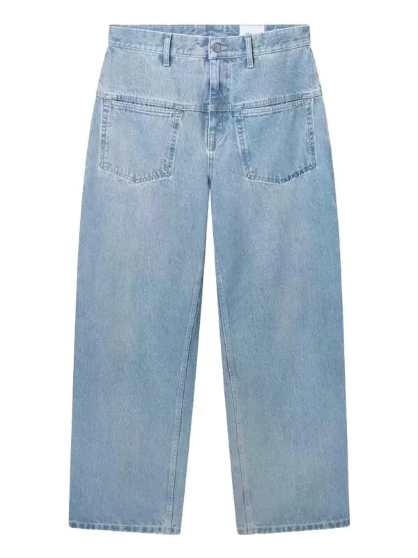 Axel Arigato Inverted Wide-leg Jeans - Blue