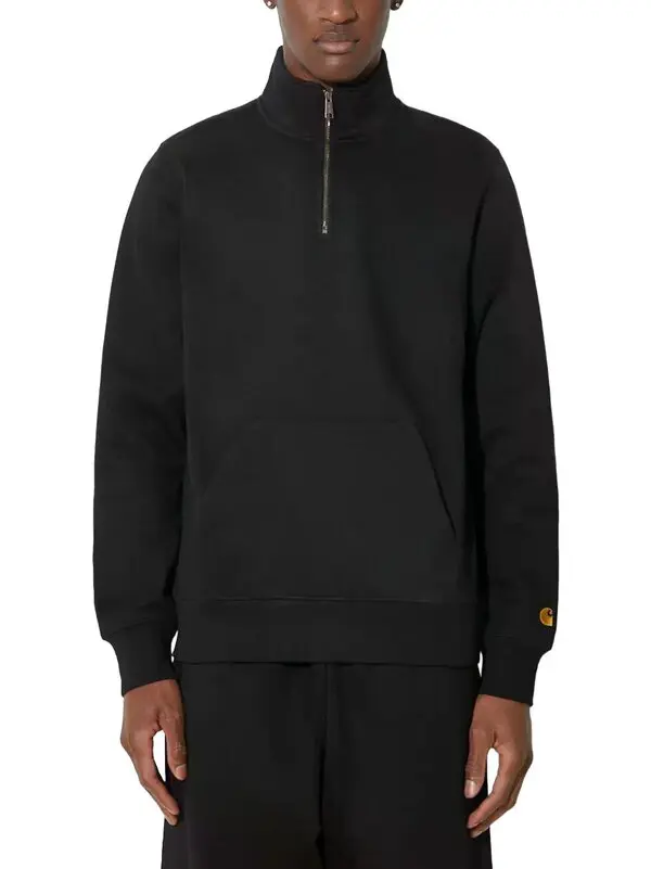Carhartt Work In Progress Chase Half-zip Sweatshirt - Black