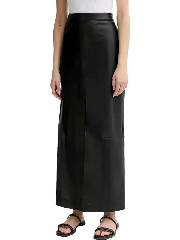 Filippa K Slit-detail Maxi Skirt - Black