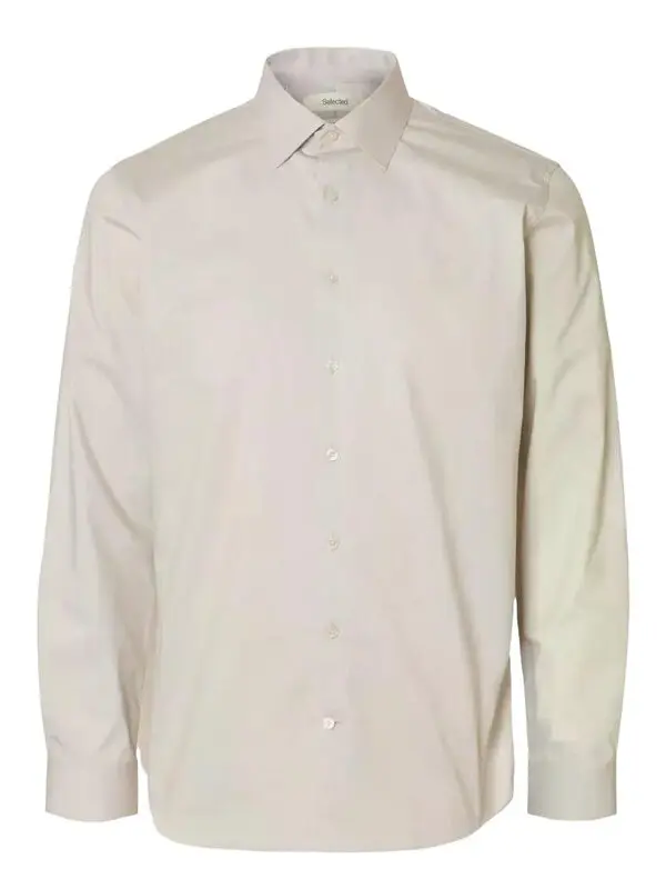 SELECTED Buttoned Shirt - Neutrals