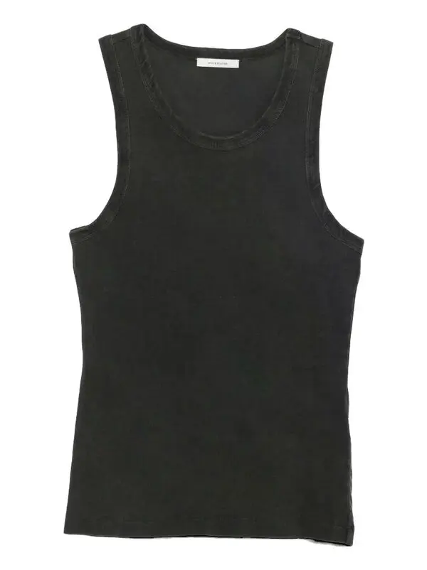 ENTIRE STUDIOS Round-neck Tank Top - Black