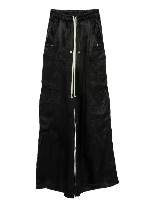 Rick Owens Cargobelas Drawstring Trousers - Black