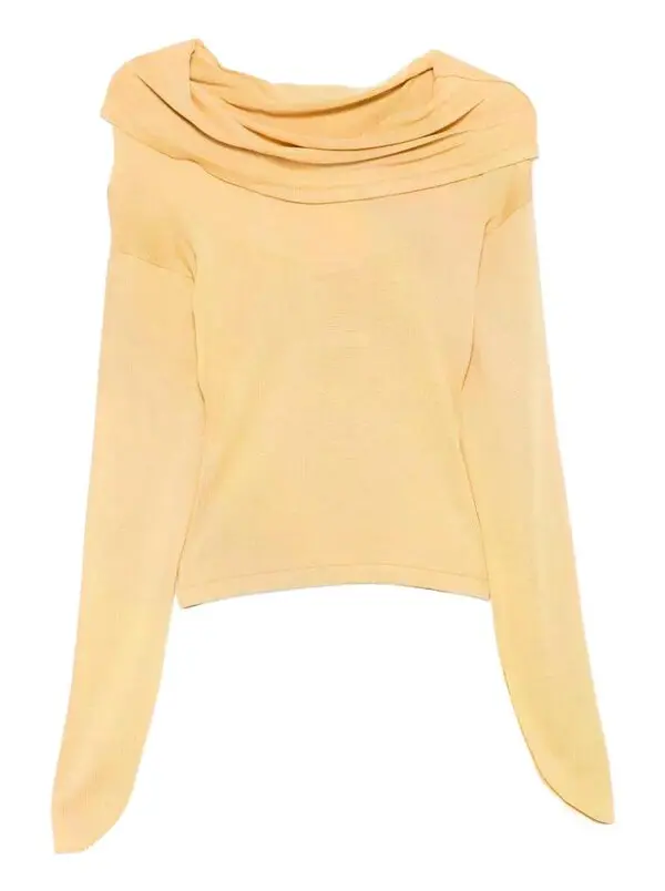 AYA MUSE Rylin Draped Top - Neutrals