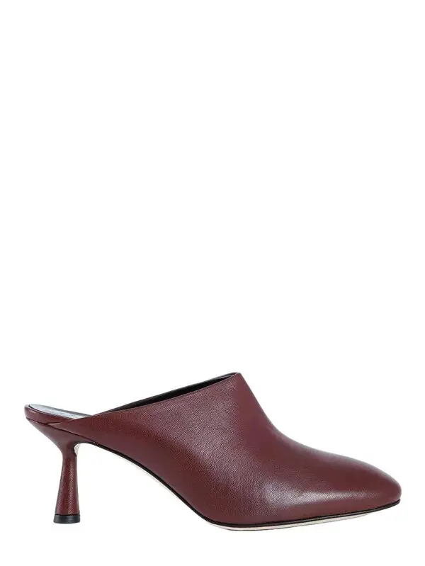 AeydĒ Mila Leather Mules - Red