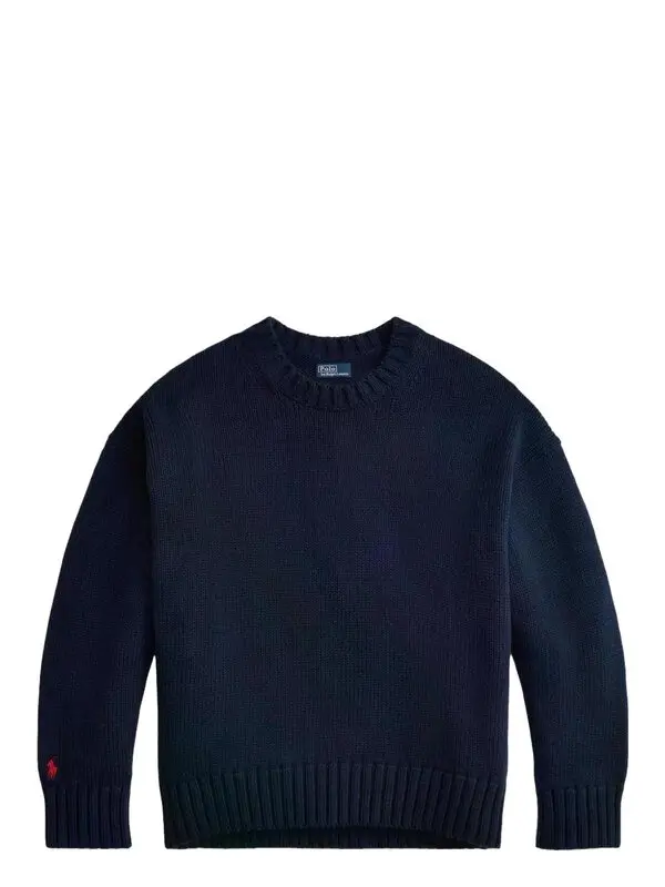 Polo Ralph Lauren Cotton Crew Neck Sweater - Blue