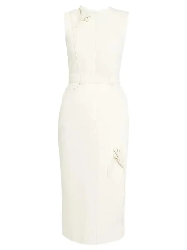 Erdem Sleeveless Denim Dress - Neutrals