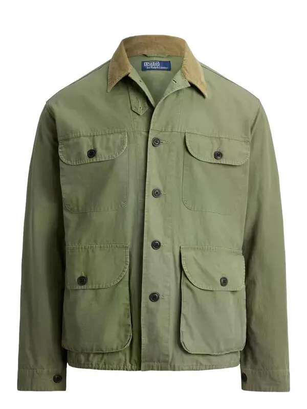 Polo Ralph Lauren Corduroy-collar Overshirt - Green