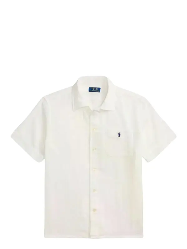 Polo Ralph Lauren Embroidered Pocket Shirt - White
