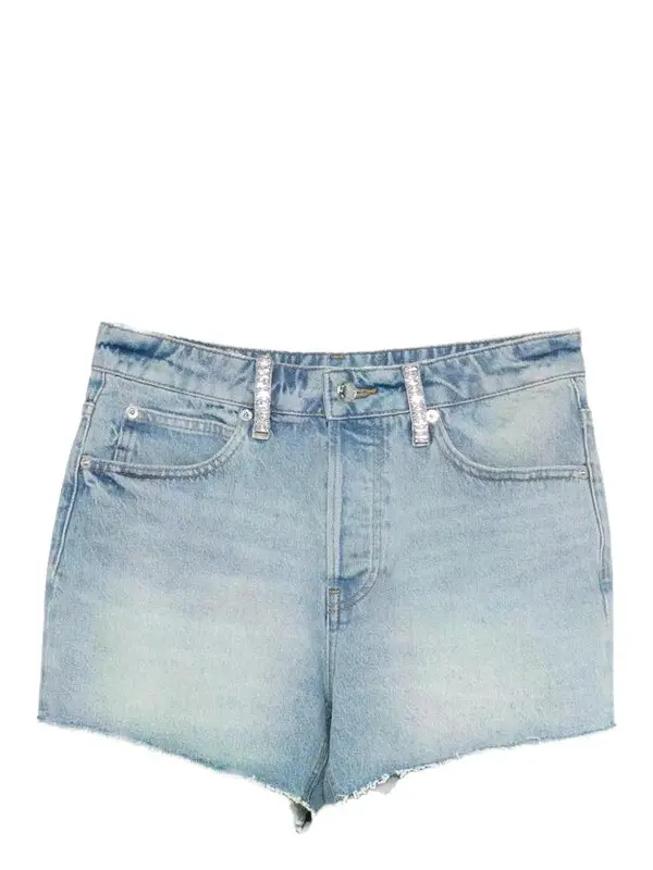 Alexander Wang Five-pocket Denim Shorts - Blue
