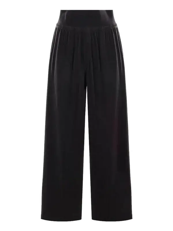 ALAINPAUL Wide-leg Track Pants - Black