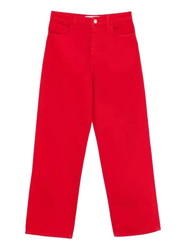 RÓHE Belt-loop Pocket Jeans - Red