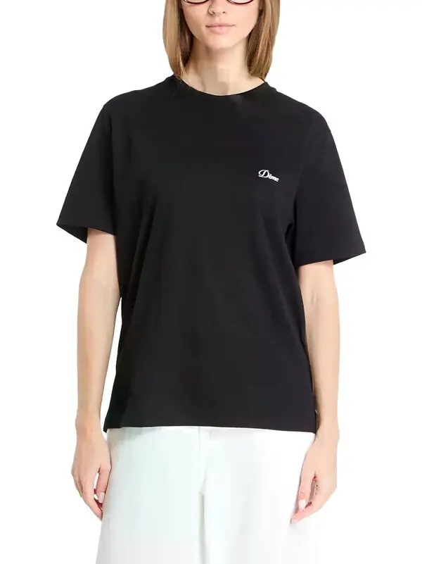 DIME Cursive Logo T-shirt - Black