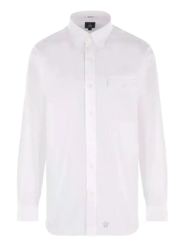 J.PRESS Pocket Oxford Shirt - White