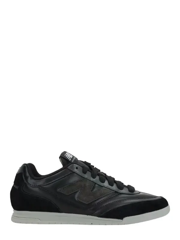 Junya Watanabe Smooth Leather Suede Trainers - Black