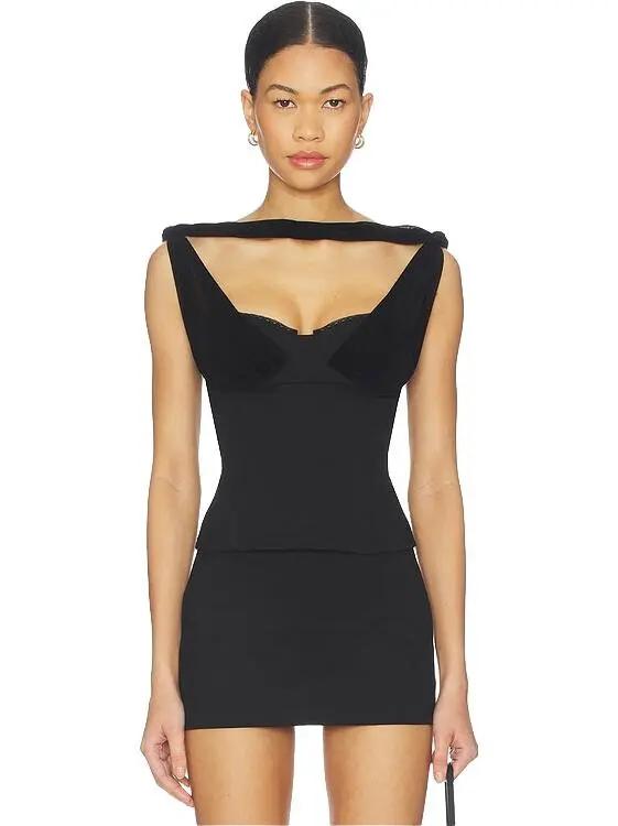 BUCI Divinity Lace Top - Black