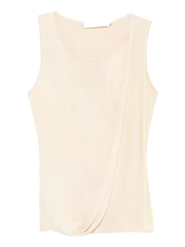 AYA MUSE Draped Top - Neutrals