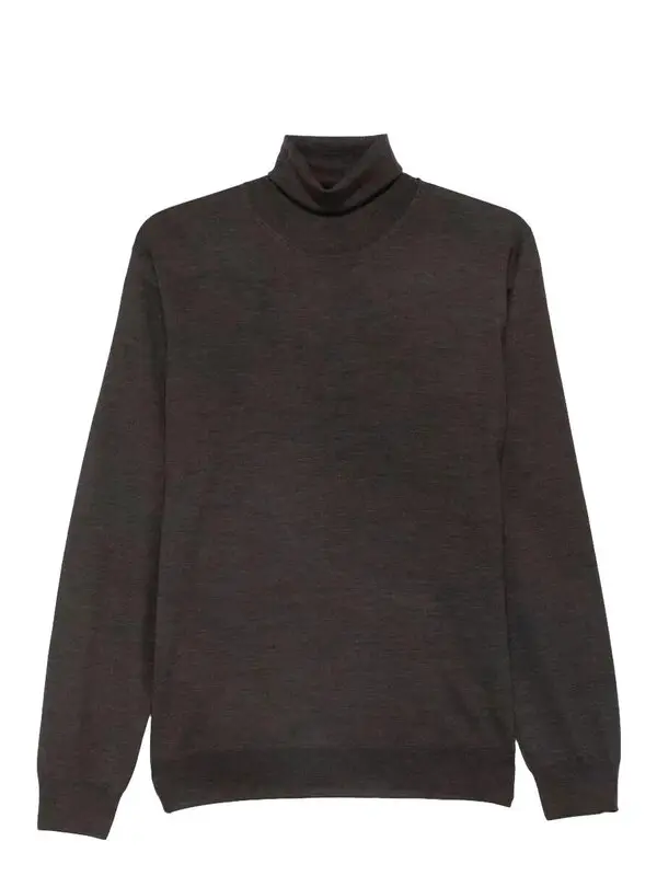 Corneliani Roll-neck Sweater - Brown