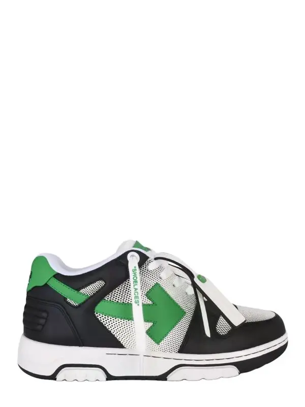 Off-White Lace-up Fastening Sneakers - Black